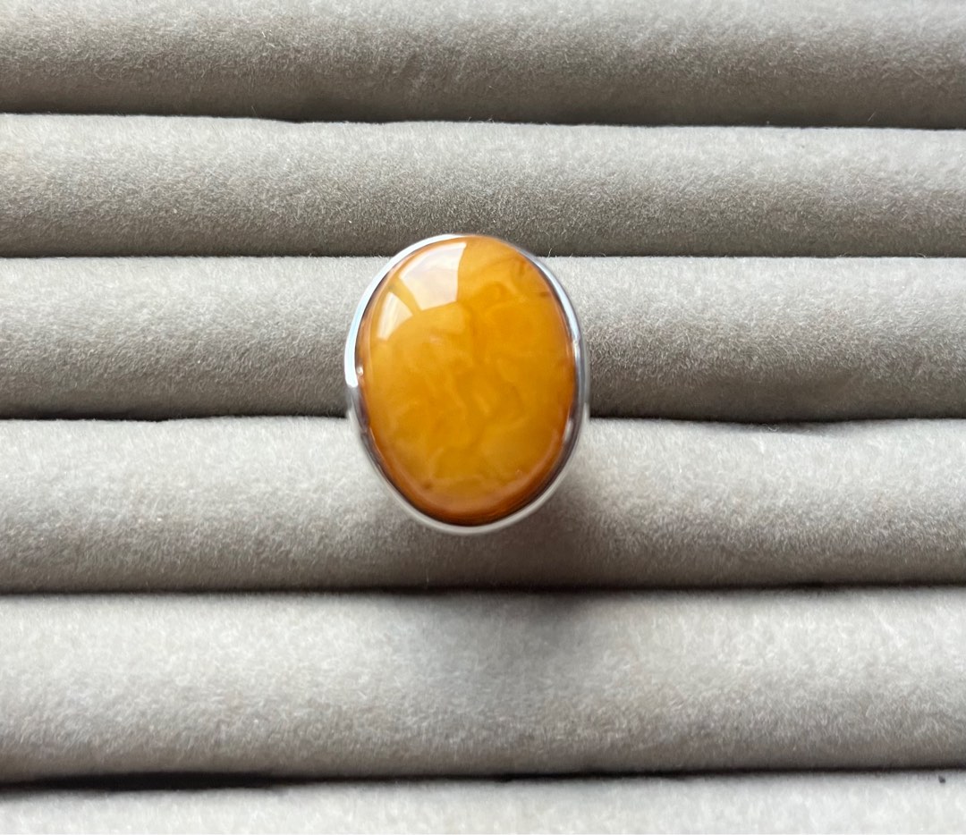 Amber ring, Men's Fashion, Watches & Accessories, Jewelry on Carousell