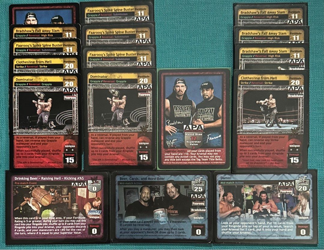 APA Protection Master Set WWF WWE RAW DEAL, Hobbies & Toys, Toys ...