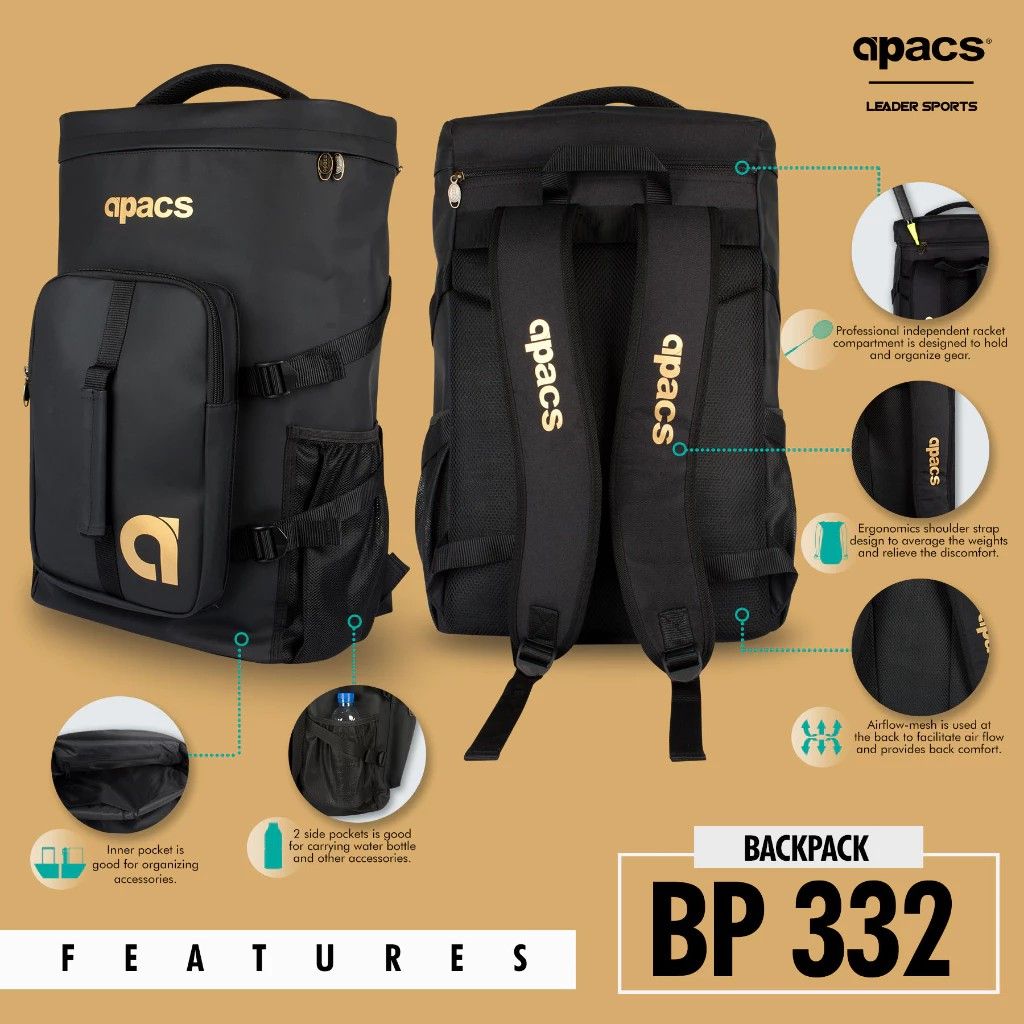 APACS Badminton Backpack, Sports Equipment, Other Sports Equipment and ...
