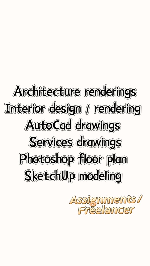 Architecture Assignments Renderings 3D modeling Interior Design Home design or Assignments ...