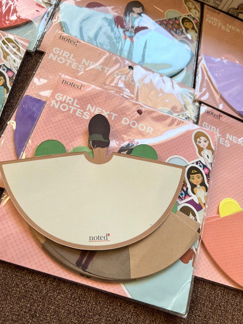 Assorted Girl Notes Notepad Origami Paper, Hobbies & Toys, Stationary ...