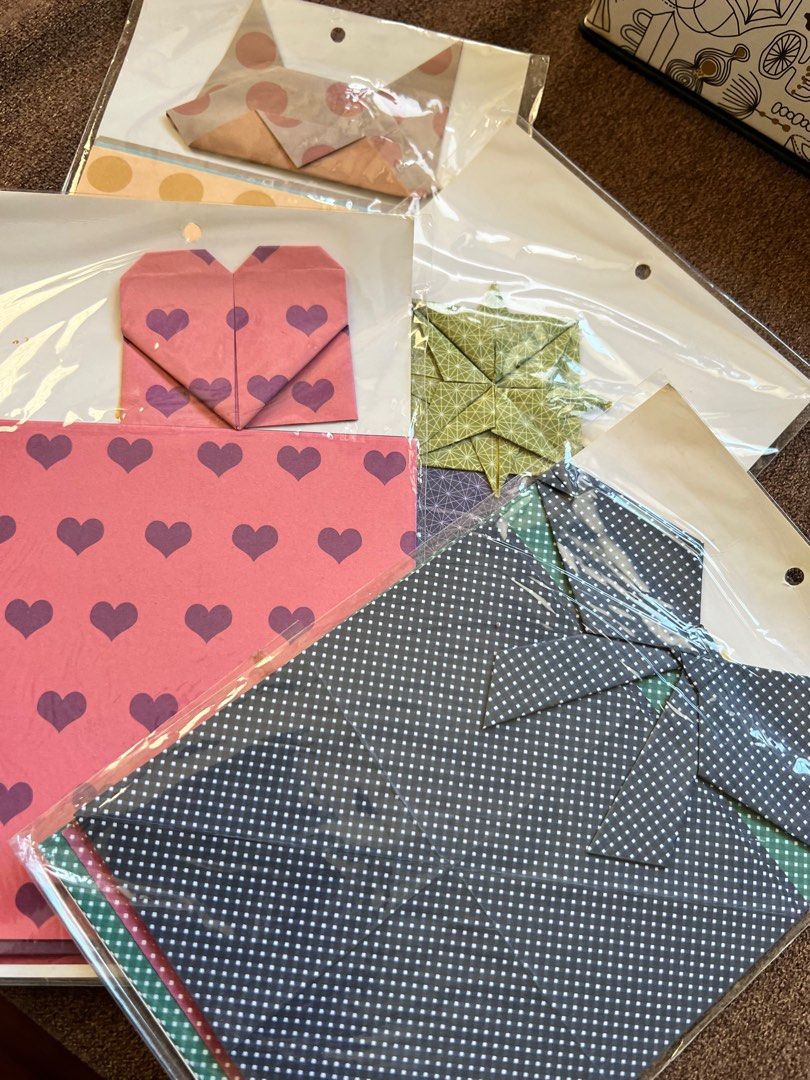 Assorted Girl Notes Notepad Origami Paper, Hobbies & Toys, Stationary ...