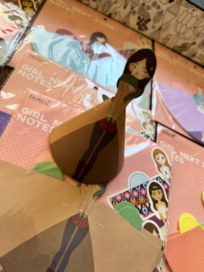 Assorted Girl Notes Notepad Origami Paper, Hobbies & Toys, Stationary ...