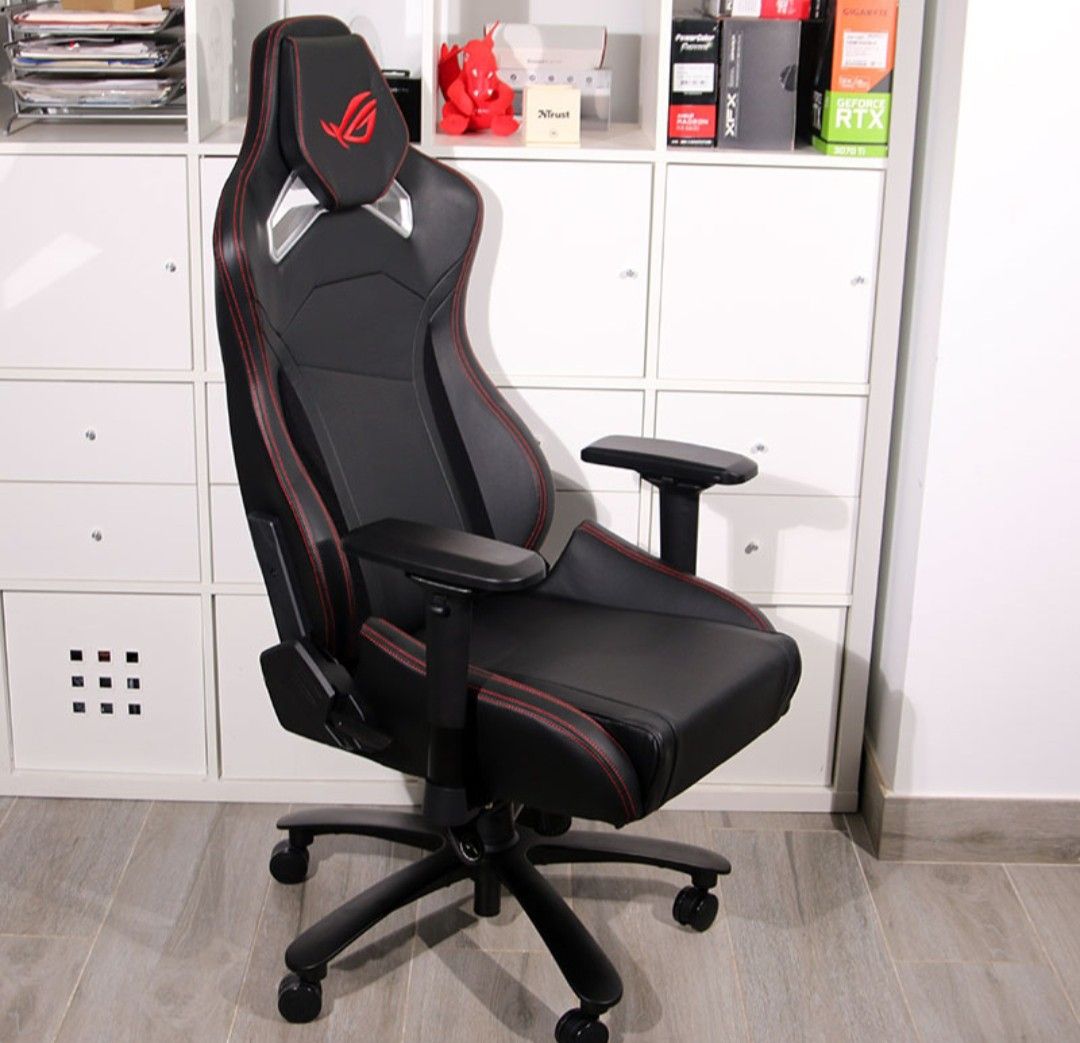 Gaming Chair - Asus Rog chariot, Furniture & Home Living, Furniture ...