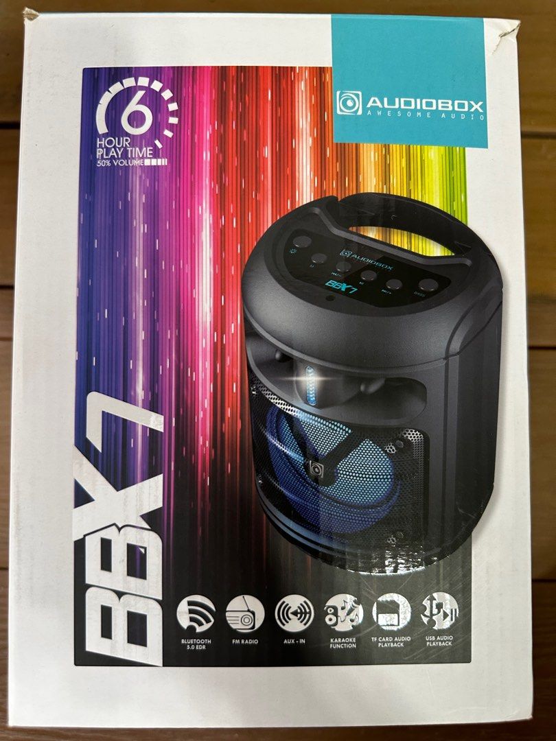 Audiobox Bluetooth Boom Box Speaker BBX7, Audio, Soundbars, Speakers ...