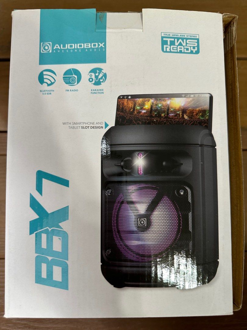 Audiobox Bluetooth Boom Box Speaker BBX7, Audio, Soundbars, Speakers ...