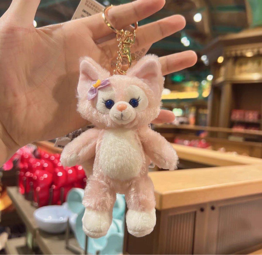 Authentic Hong Kong Disneyland LinaBell Plush Toy Keychain Charm ...