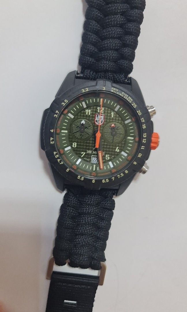 AUTHENTIC LUMINOX Bear Grylls Survival LAND 3780 Green Dial Men's Watch ...