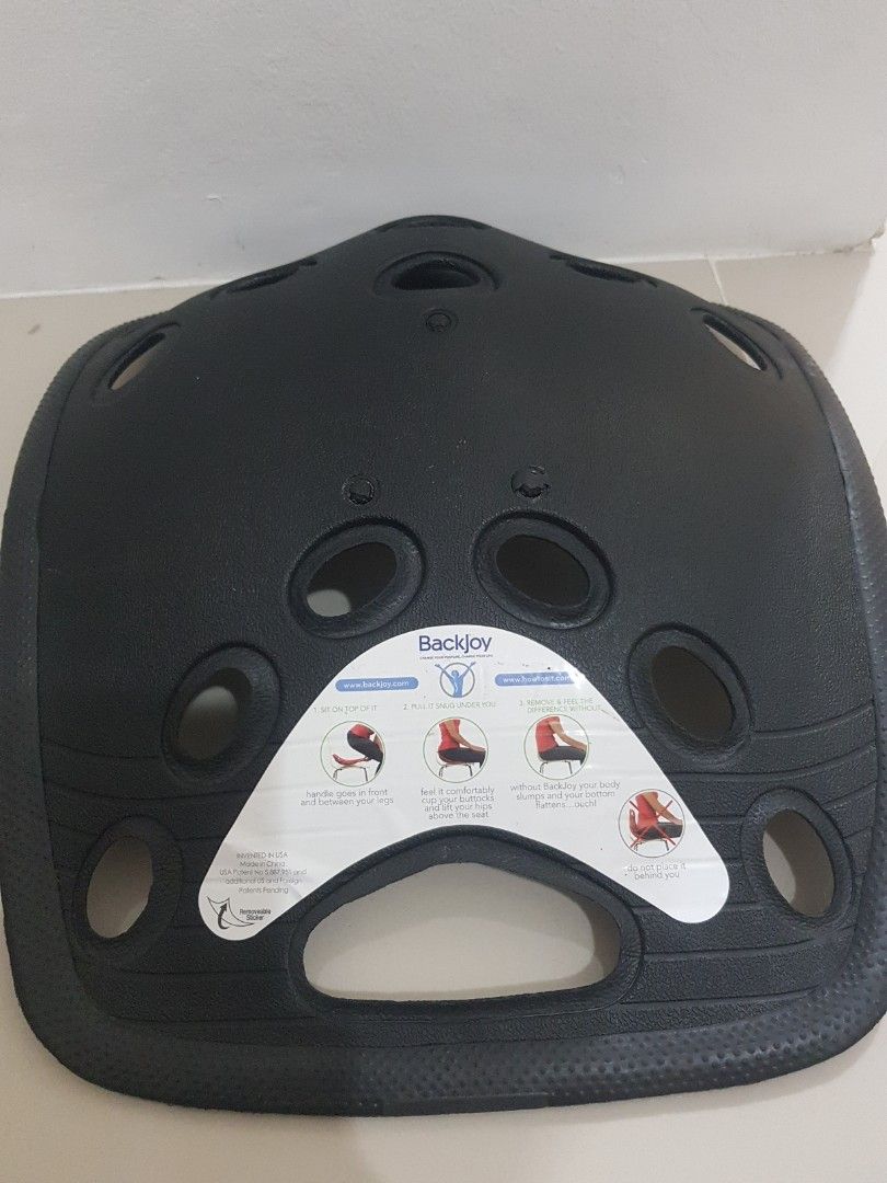 Backjoy Support Plus Black, Health & Nutrition, Braces, Support ...