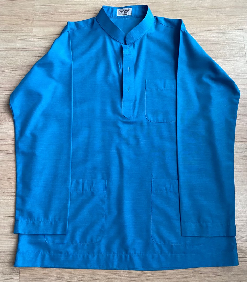 Baju Melayu Moden Slim Fit Bak Tailor [Tempah], Men's Fashion, Muslim ...
