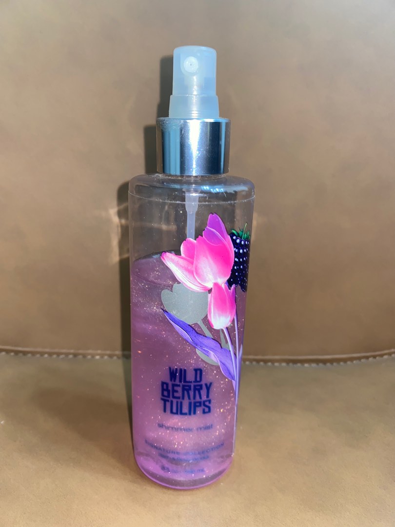 Bath and Body Works Wild Berry Shimmer Mist, Beauty & Personal Care ...