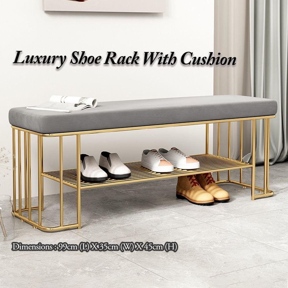 Bench Chair /Luxury Shoe Rack, Furniture & Home Living, Furniture ...