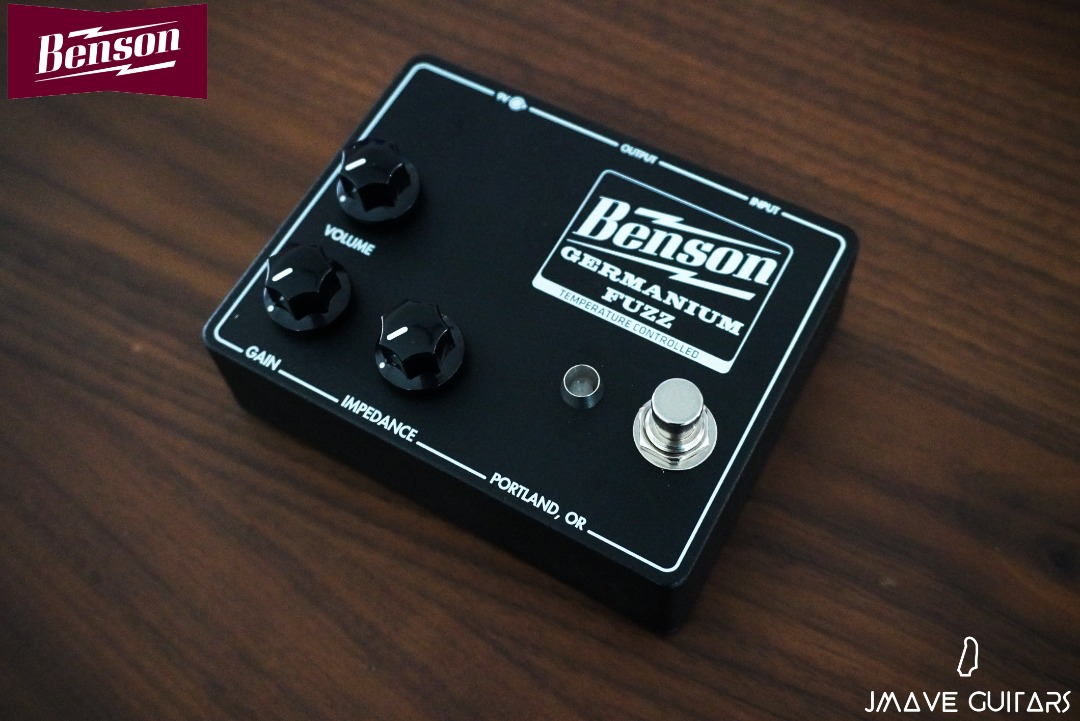 Benson Amps Temperature-Controlled Germanium Fuzz (Black), Hobbies ...