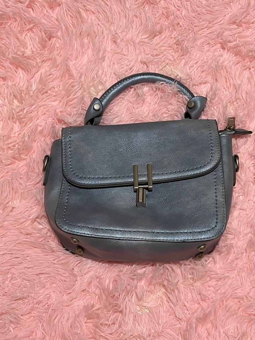 Blue hand bag, Luxury, Bags & Wallets on Carousell