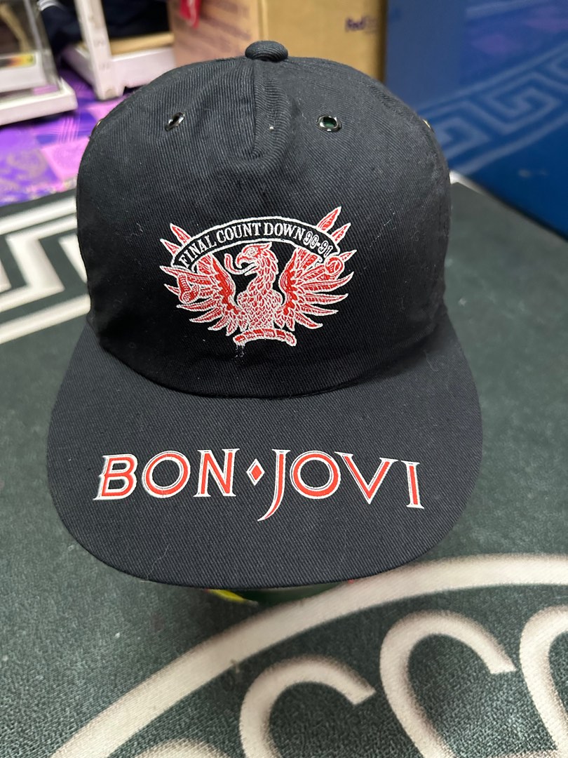 Bon jovi, Men's Fashion, Watches & Accessories, Cap & Hats on Carousell