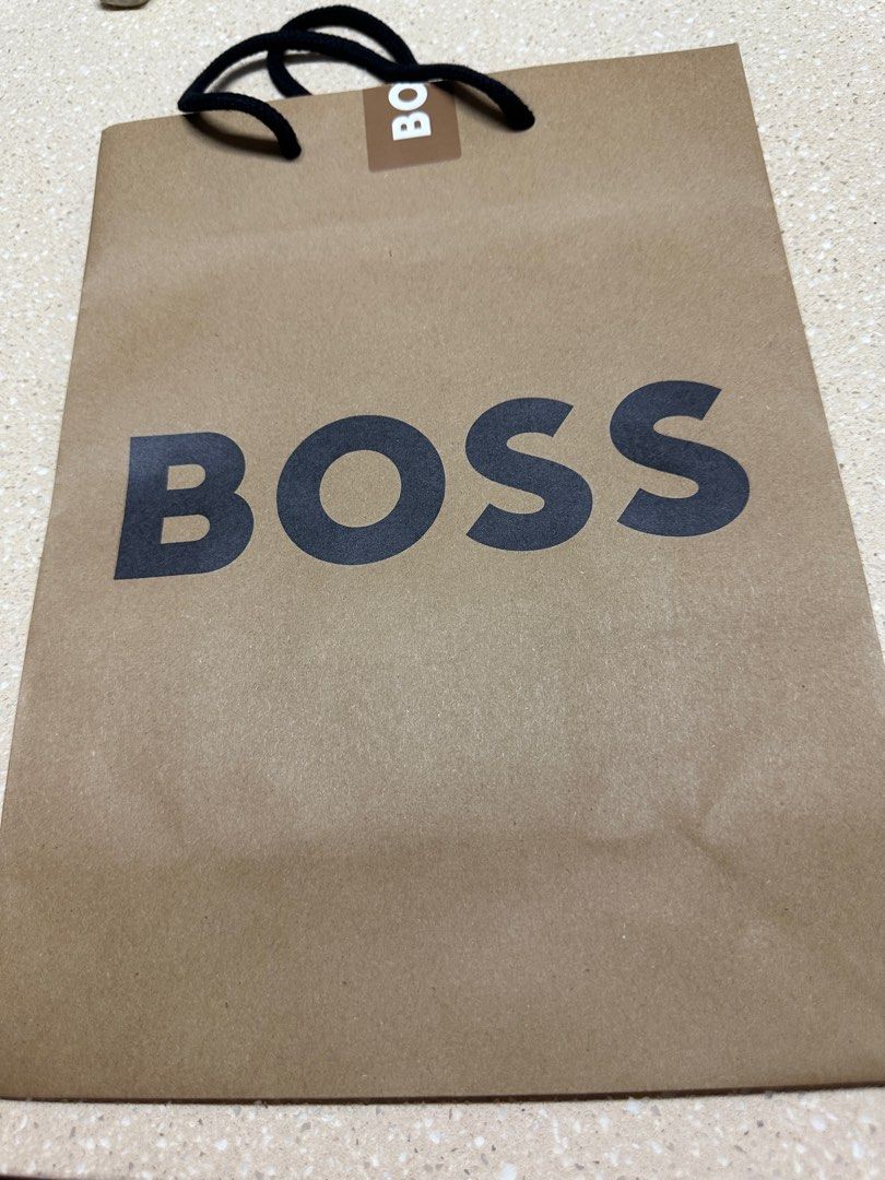 BOSS paper bag (Small), Luxury, Accessories on Carousell
