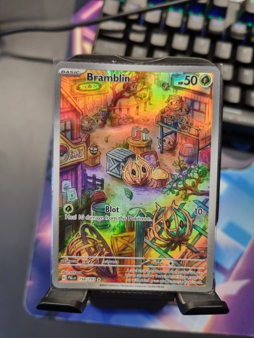 Bramblin IR 198/193 (Paldea Evolved) Pokemon, Hobbies & Toys, Toys ...