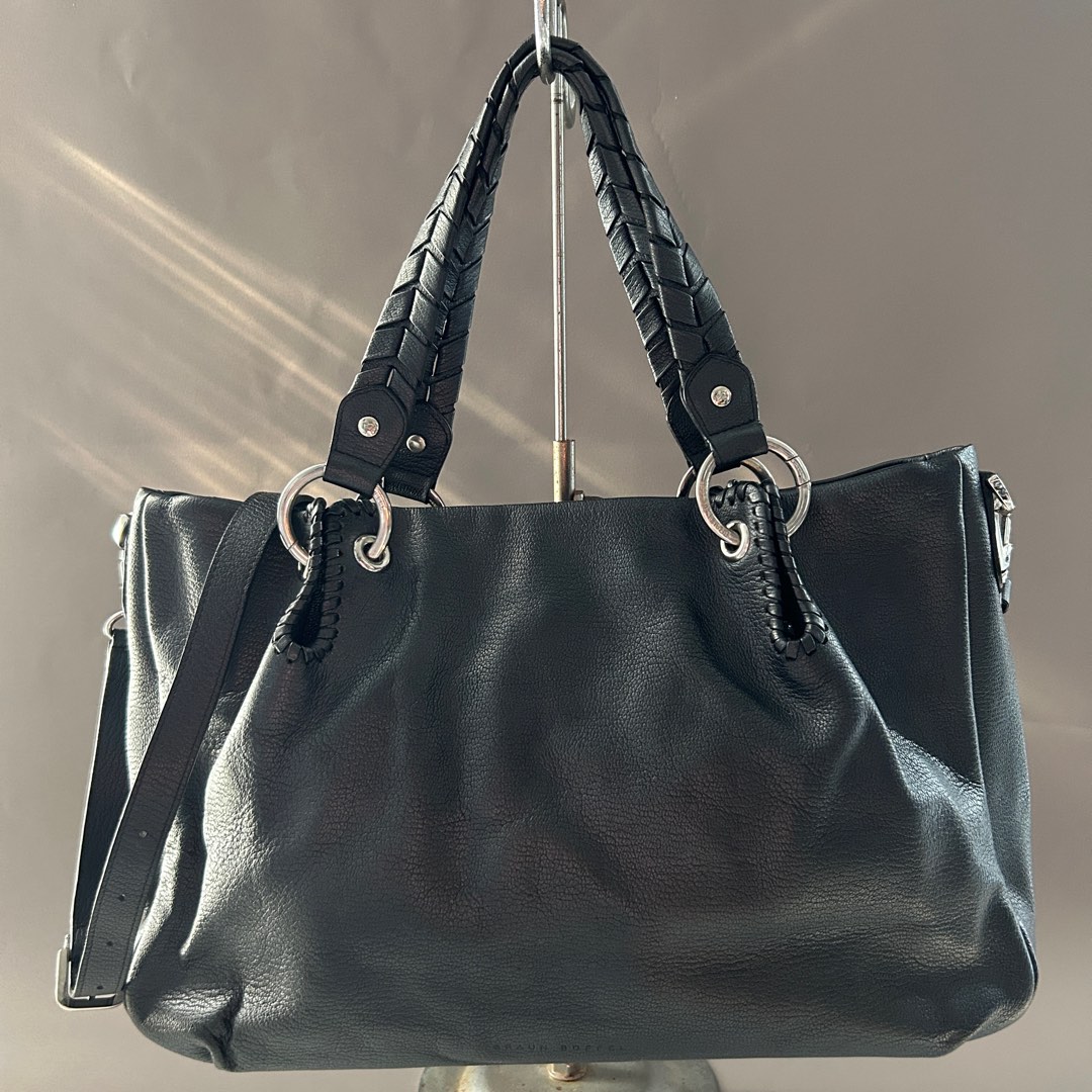 Braun Buffel leather bag Shoulder with longstrap, Barang Mewah, Tas ...