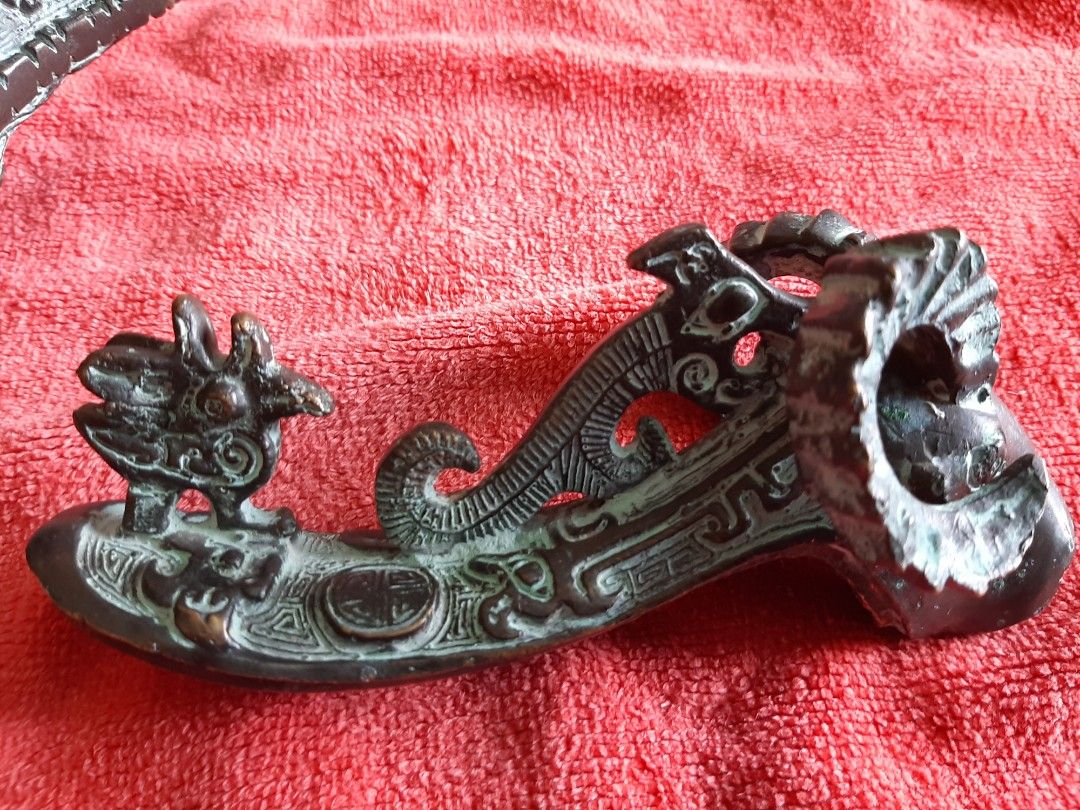 Bronze Sheep Shaped Wine Vessel: Replica of Shang Dynasty Wine ...