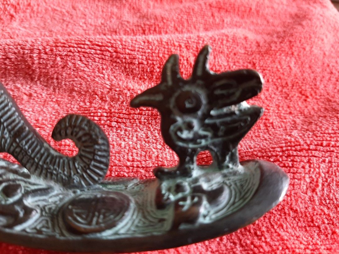 Bronze Sheep Shaped Wine Vessel: Replica of Shang Dynasty Wine ...