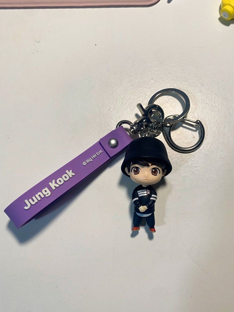 BTS JUNGKOOK TINY TAN KEYCHAIN, Hobbies & Toys, Music & Media, Music Accessories on Carousell