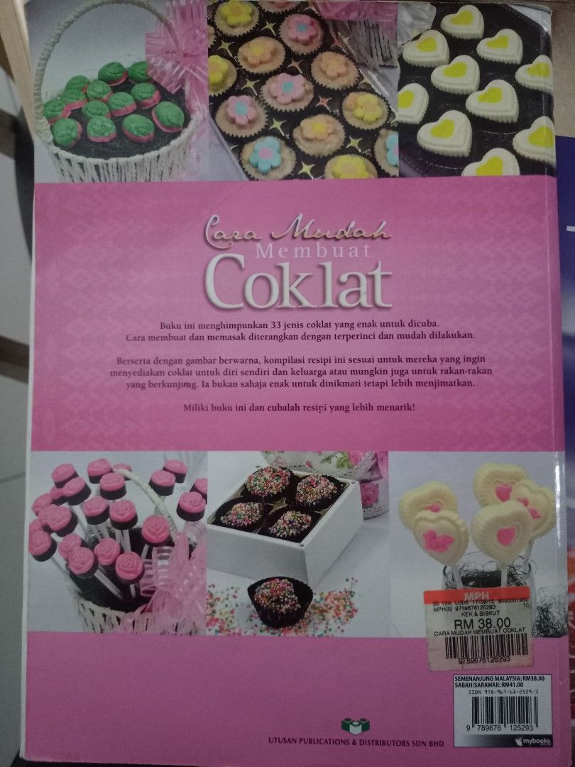 Buku resepi cara buat coklat, Hobbies & Toys, Books & Magazines ...