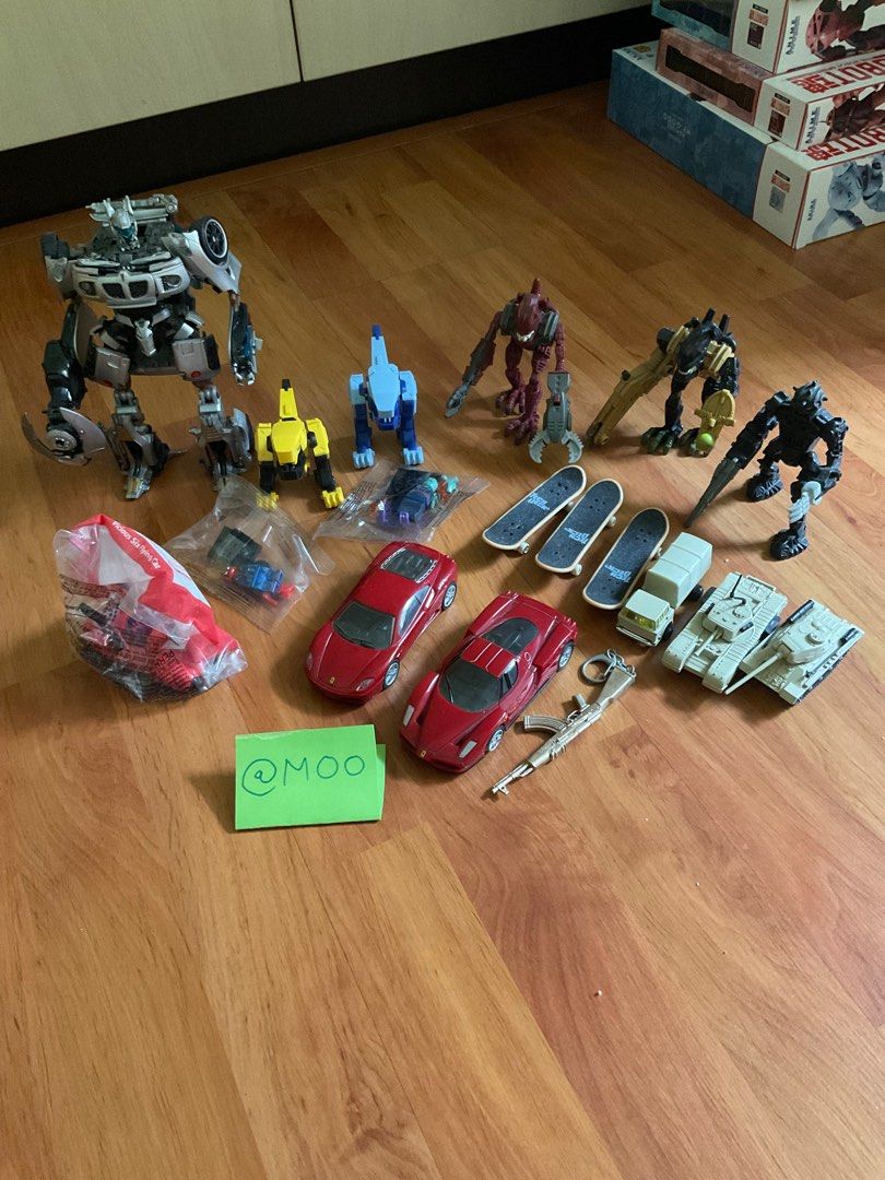 Bulk sale transformers jazz bionicle shell ferrari dinosaur diecast ...