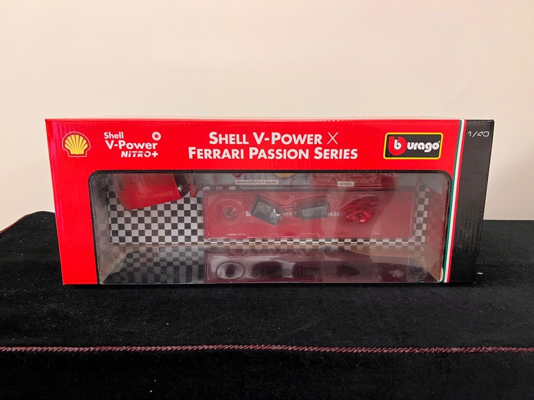 Burago Shell V-Power Ferrari Passion Series, 興趣及遊戲, 玩具 & 遊戲類 - Carousell