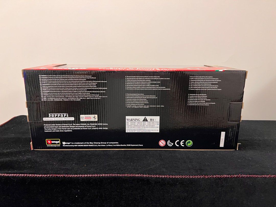 Burago Shell V-Power Ferrari Passion Series, 興趣及遊戲, 玩具 & 遊戲類 - Carousell