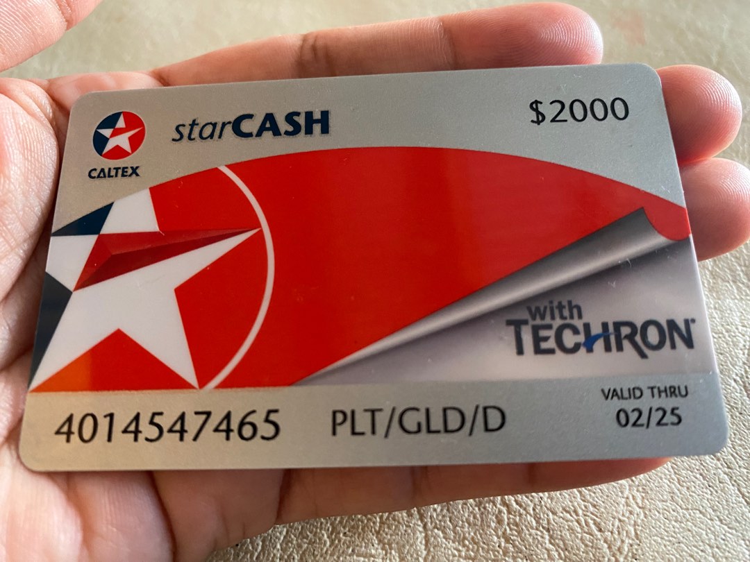 Caltex star cash, 門票＆禮券, 現金券、兌換券、禮券 - Carousell