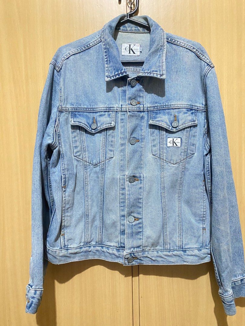 Calvin Klein CK denim jacket, Women's Fashion, Coats, Jackets and ...