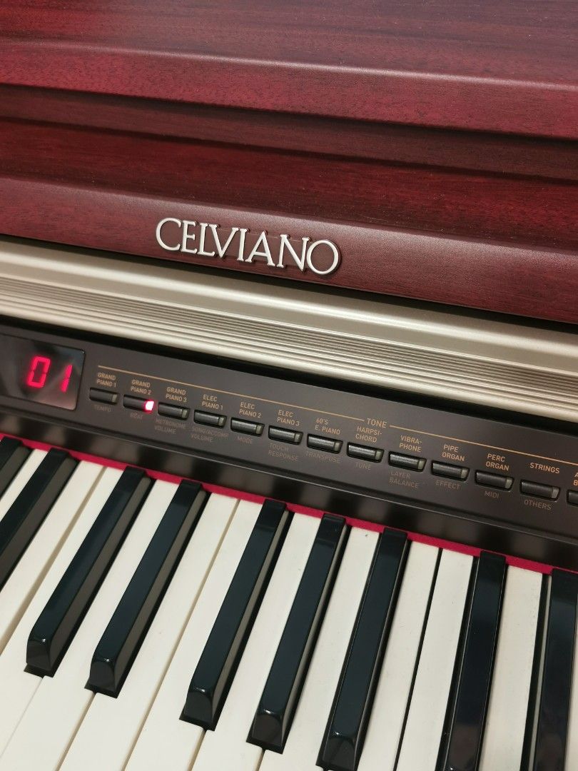 Casio Celviano AP-500, 88-Note Weighted-Action Piano, Hobbies & Toys ...