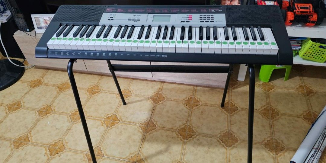 CASIO keyboard with Stand, Hobbies & Toys, Music & Media, Musical ...