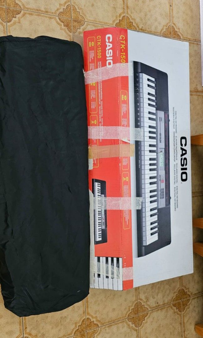CASIO keyboard with Stand, Hobbies & Toys, Music & Media, Musical ...