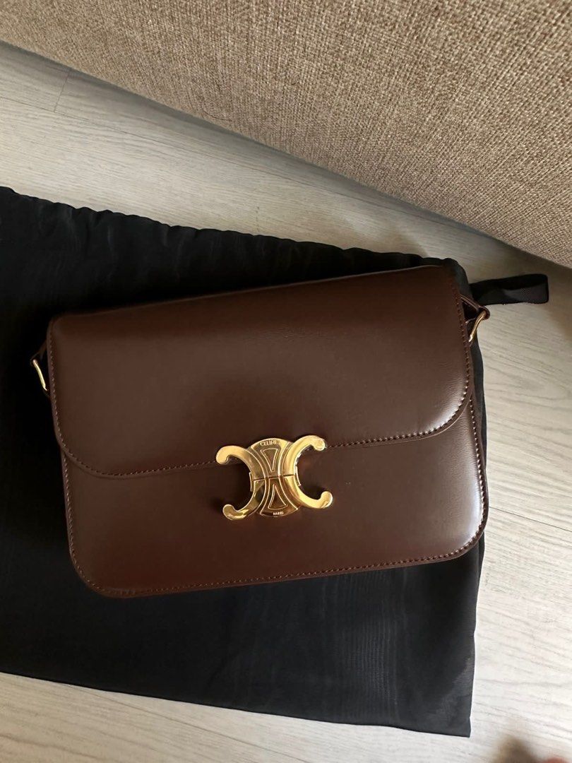 Celine Classic Medium Triomphe, Luxury, Bags & Wallets on Carousell
