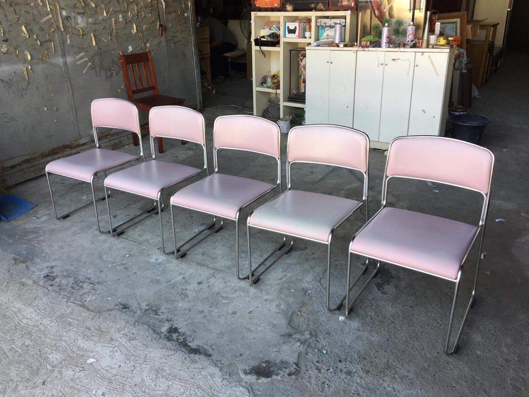 CHITOSE stainless stackable banquet chair, Furniture & Home Living ...
