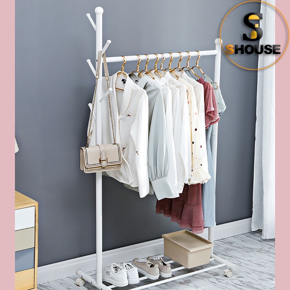 Clothing Racks for Hanging Clothes, Rolling Clothes Rack, Rolling ...