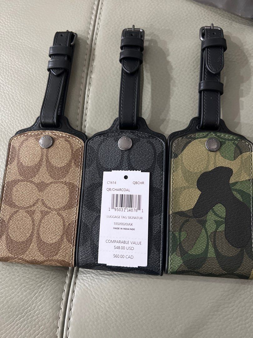 Coach Luggage Tag, Luxury, Accessories on Carousell