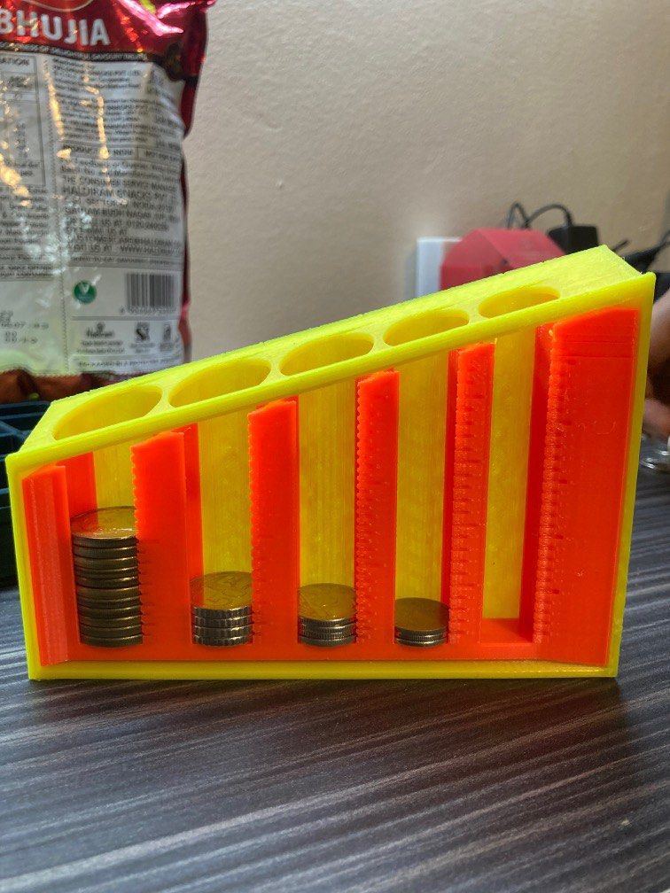 Coin sorter: 3D printed, Hobbies & Toys, Stationery & Craft, Handmade ...