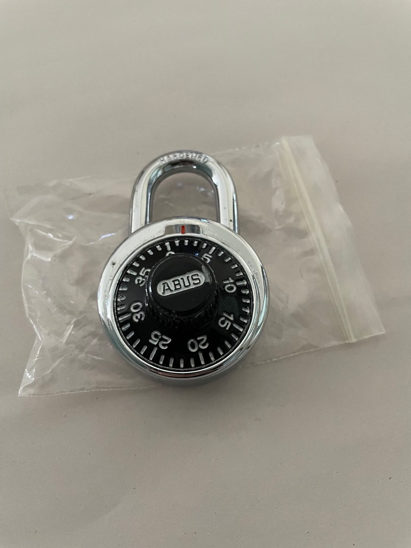 Combination number Padlock, Furniture & Home Living, Security & Locks ...