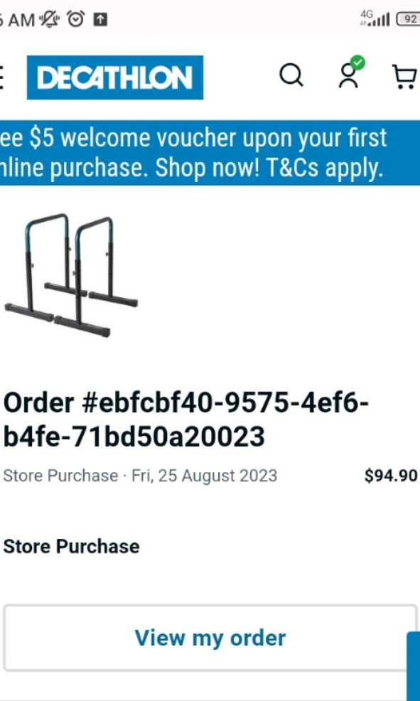 CORENGTH Dip Bars, Sports Equipment, Exercise & Fitness, Cardio ...