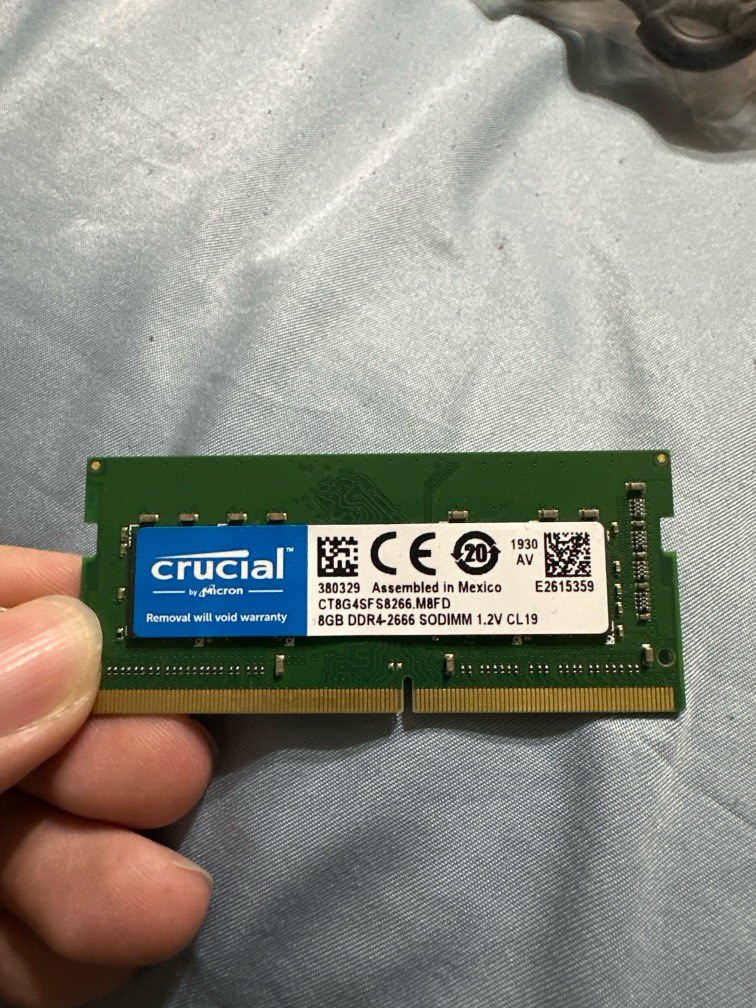 Crucial 8GB DDR4-2666 SODIMM RAM, Computers & Tech, Parts & Accessories, Computer Parts on Carousell