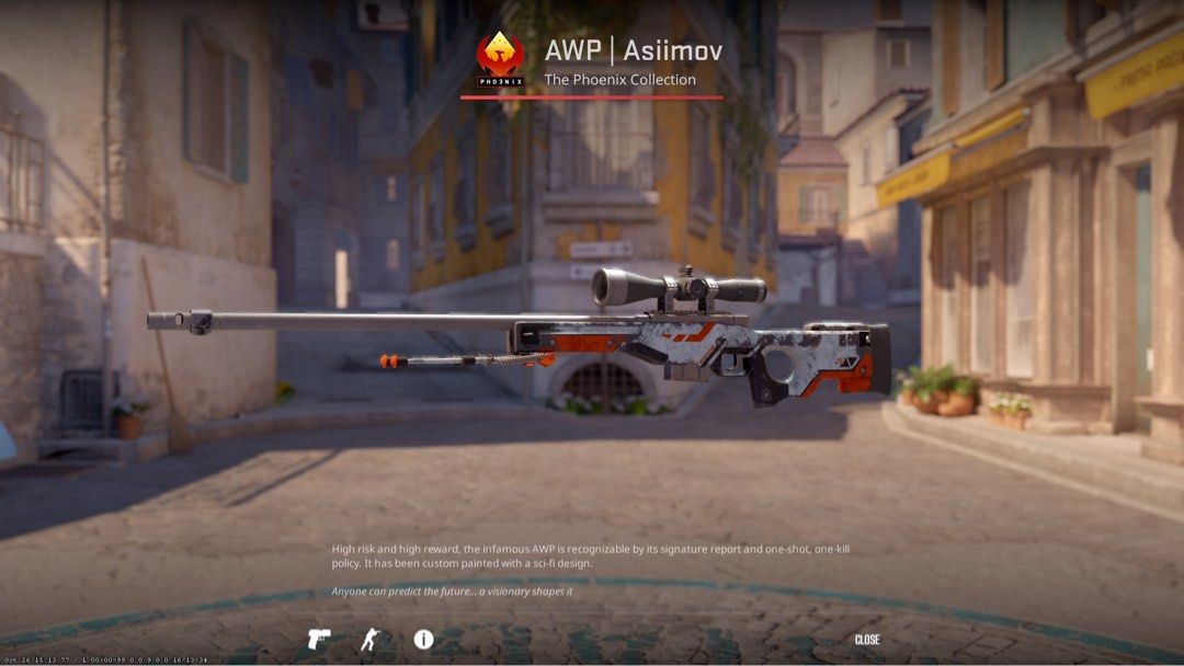 CS2 AWP | Asiimov, Video Gaming, Gaming Accessories, In-Game Products ...