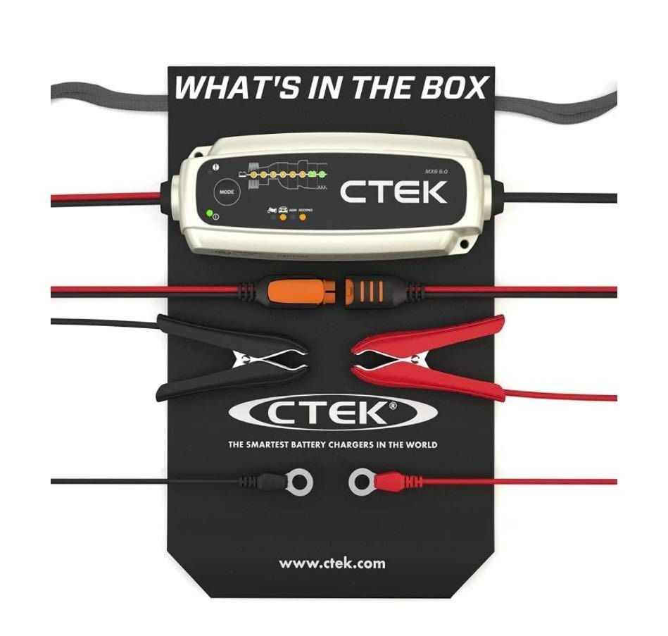 CTEK MXS 5.0 Battery Charger and Maintainer 12V (5 Years Warranty), Car ...