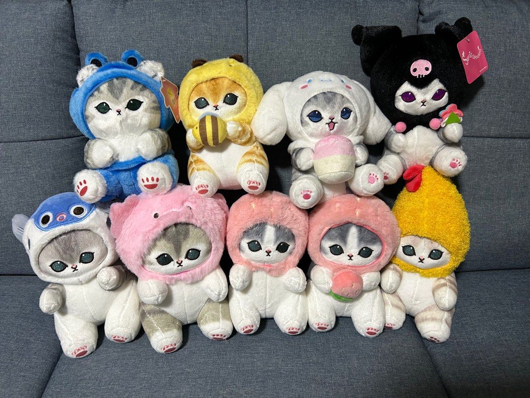 Cute Mofusand cat Strawberry Pink / Cinnamoroll Kuromi My melody Sanrio ...