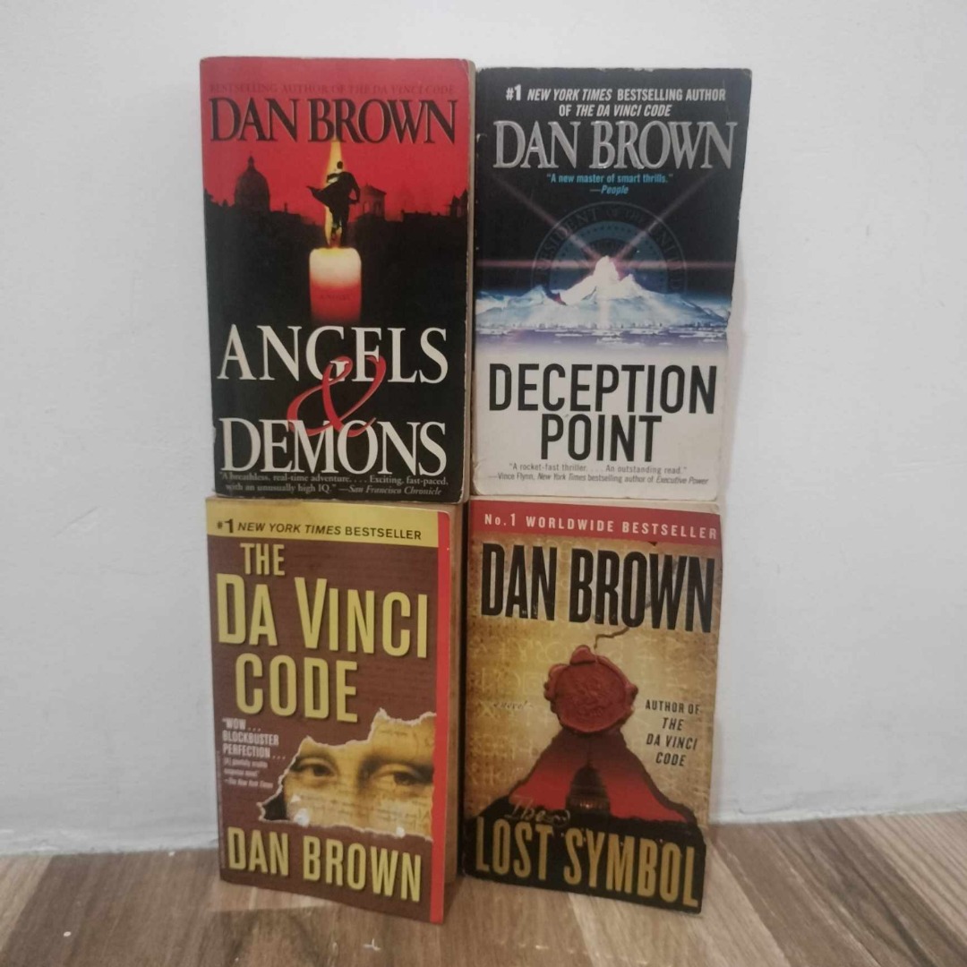 DAN BROWN BOOK BUNDLE, Hobbies & Toys, Books & Magazines, Fiction & Non ...