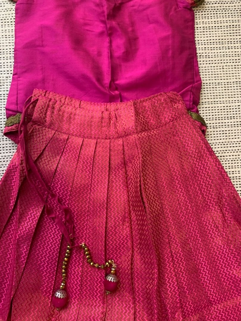 Deepavali Lehenga Dress for 4-6 year old girls, Women's Fashion ...
