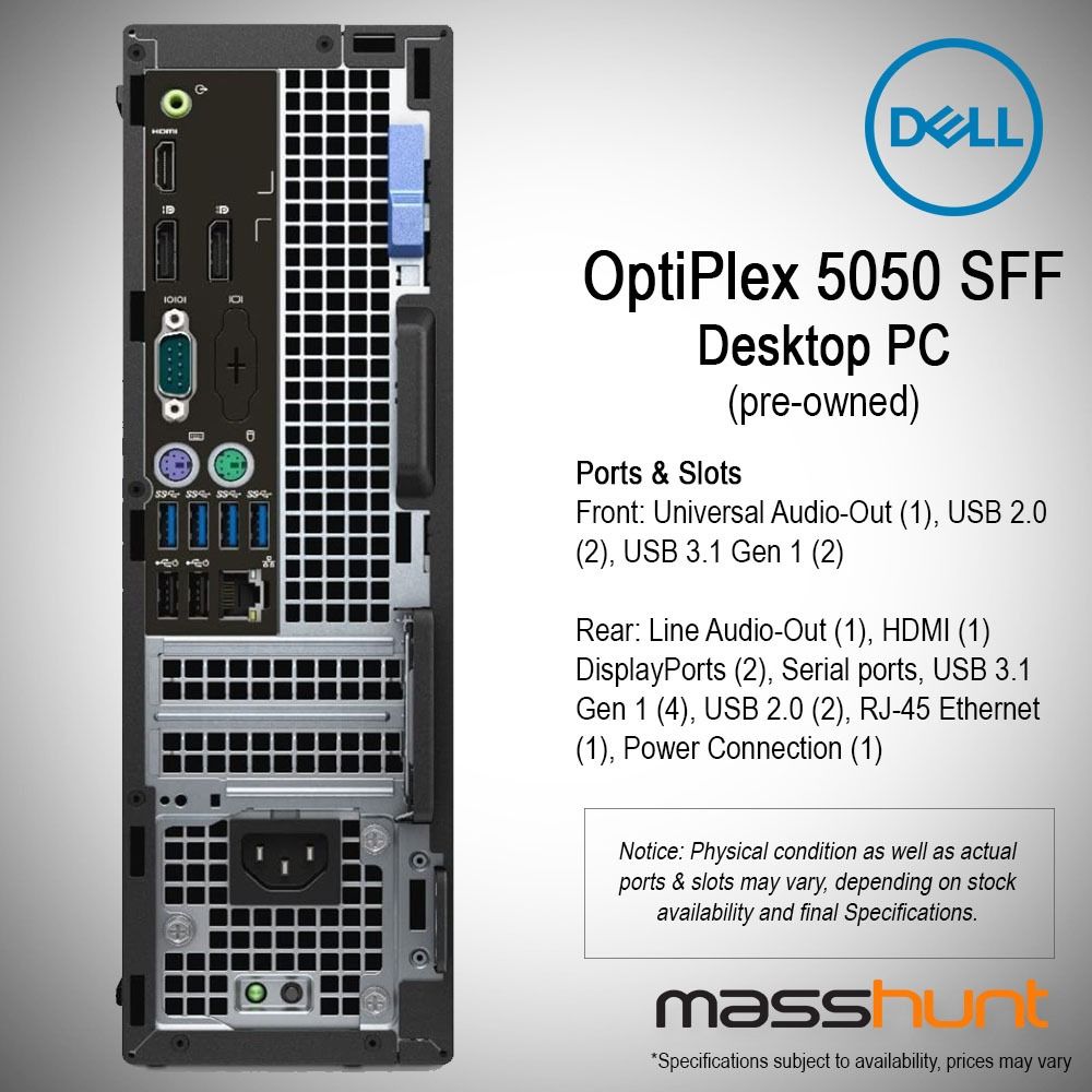 Dell OptiPlex 5050 SFF Desktop PC for Light Gaming, Media Production ...