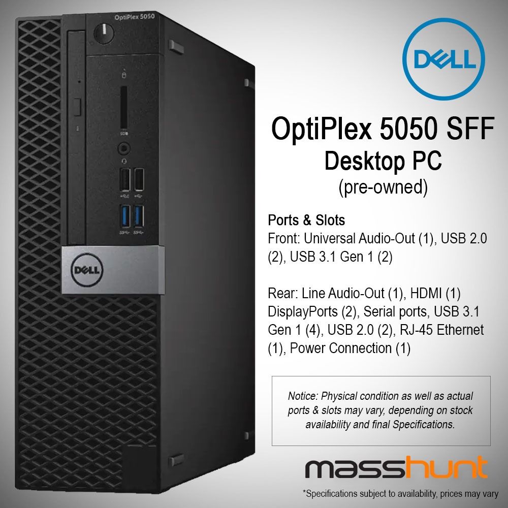 Dell OptiPlex 5050 SFF Desktop PC for Light Gaming, Media Production ...