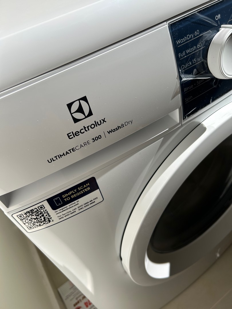 Electrolux Washing Machine 8/5kg EWP8024D3WB, TV & Home Appliances ...